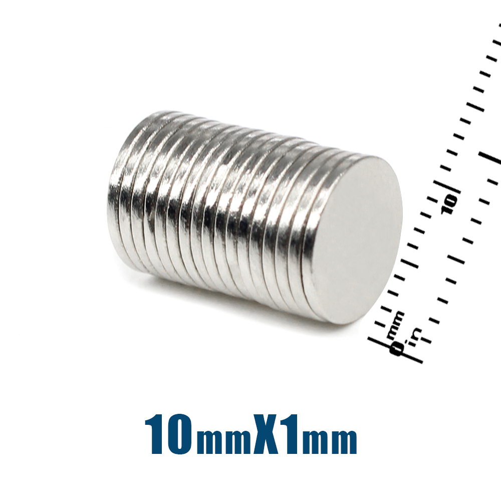 20/50/100/200/500PCS 10x1 Round Strong Magnet 10mm... – Grandado