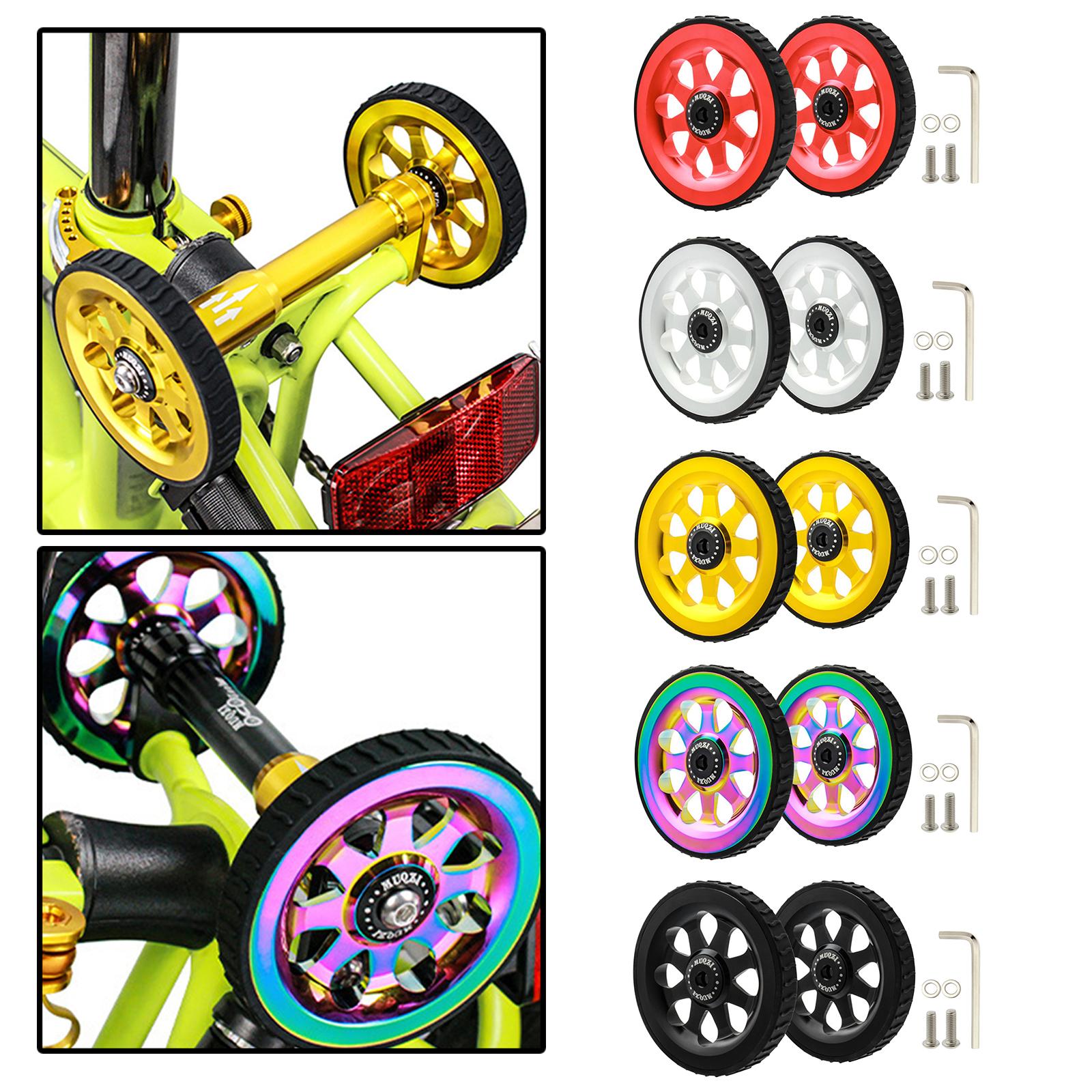 Aluminum Alloy Easy Wheel with M6 for Folding Bike – Grandado