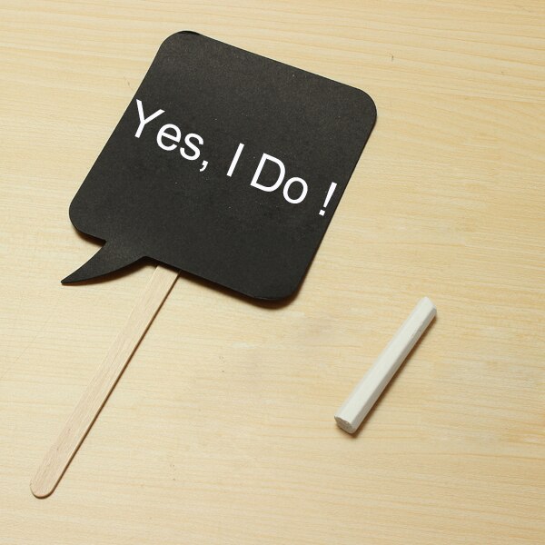 Black Card Cloud DIY Photo Booth Prop Chalkboard S... – Vicedeal