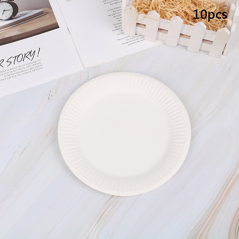 10PC Disposable Paper Plates Dot Birthday Party Pl... – Vicedeal