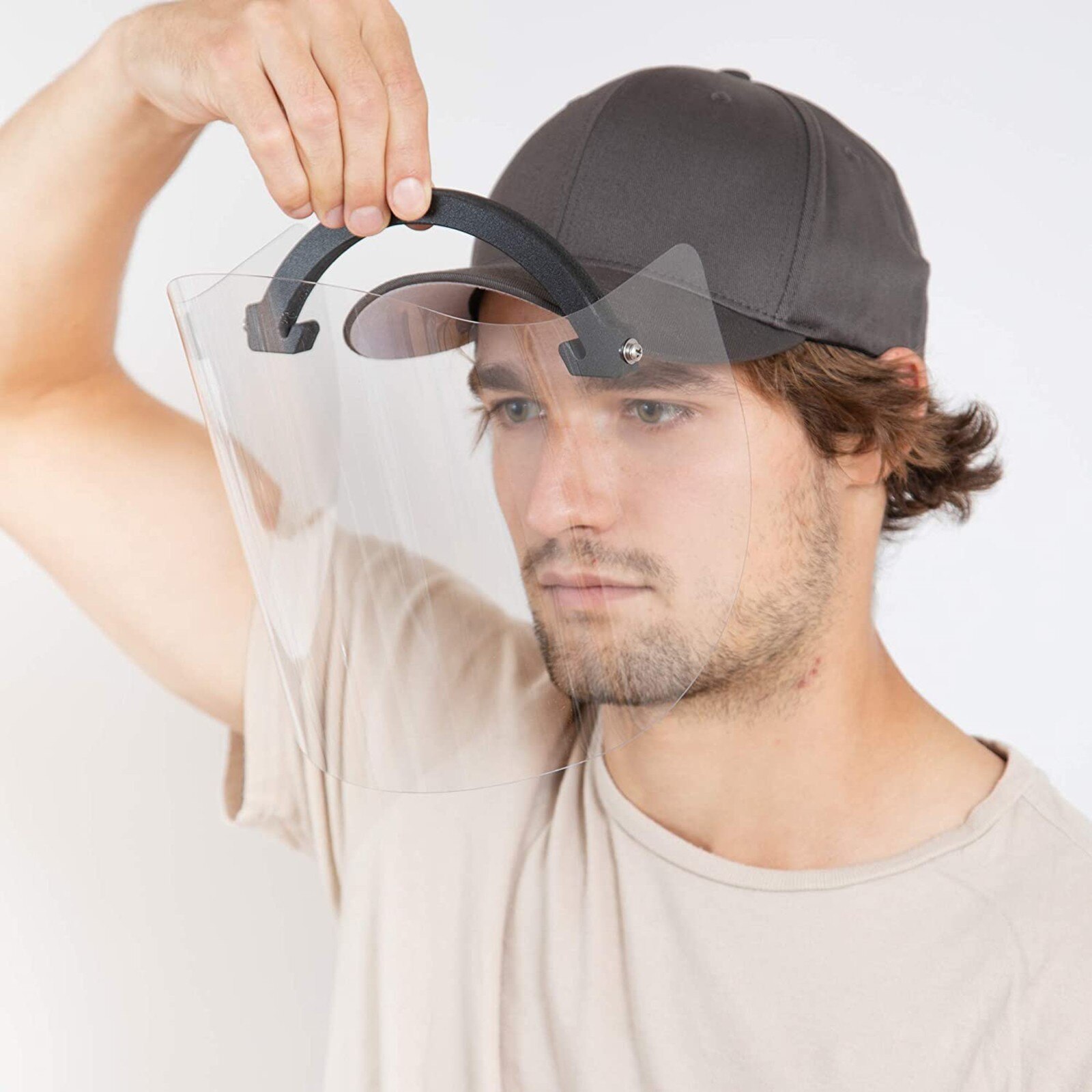 2Pc Flip Baseball Cap Anti-Fog Anti-Olie Bescherme... – Grandado