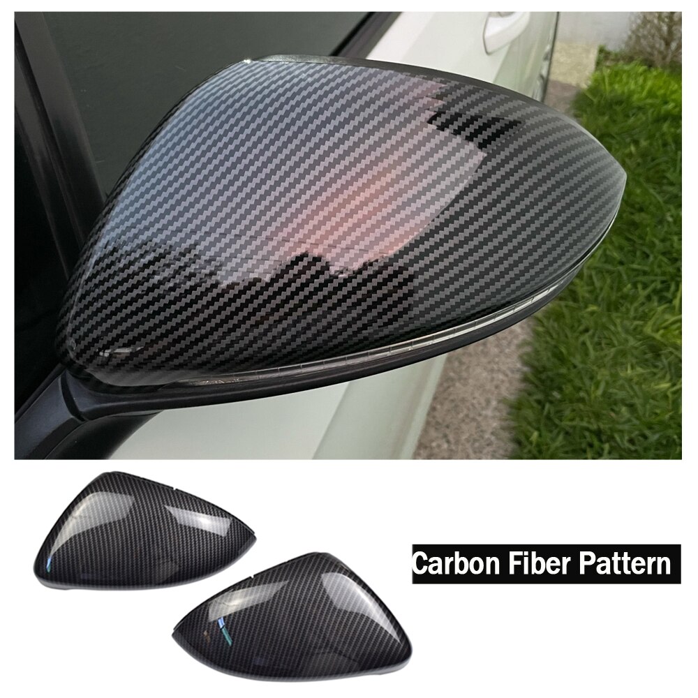 Side Wing Mirror Cover Caps Heldere Zwarte Achteru... – Vicedeal