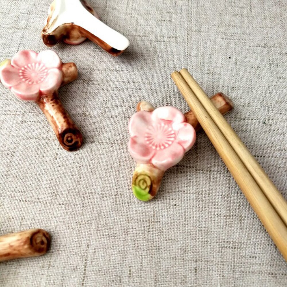 Ceramic Japanese Style Cherry Blossom Chopstick Re... – Grandado