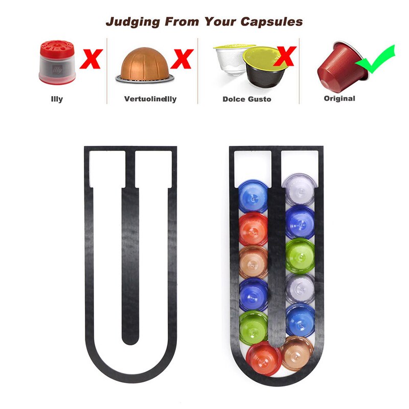 U Shape For Nespresso Coffee Pods Rotating Rack Co... – Grandado