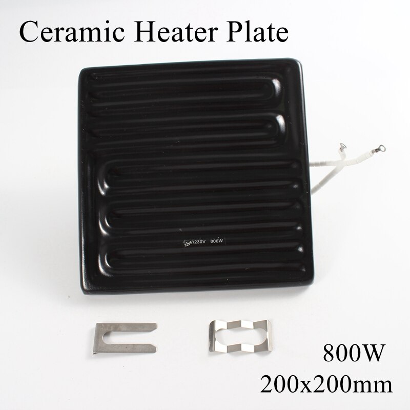 1pc/lot 200x200mm 800W Ceramic Heater Plate Infrar... – Grandado