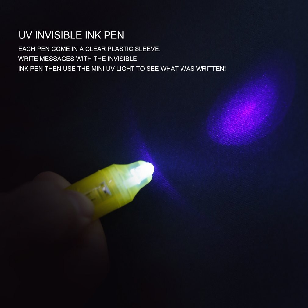 UV Light Pen 2-in-1 UV Blacklight Stationery Magic... – Grandado