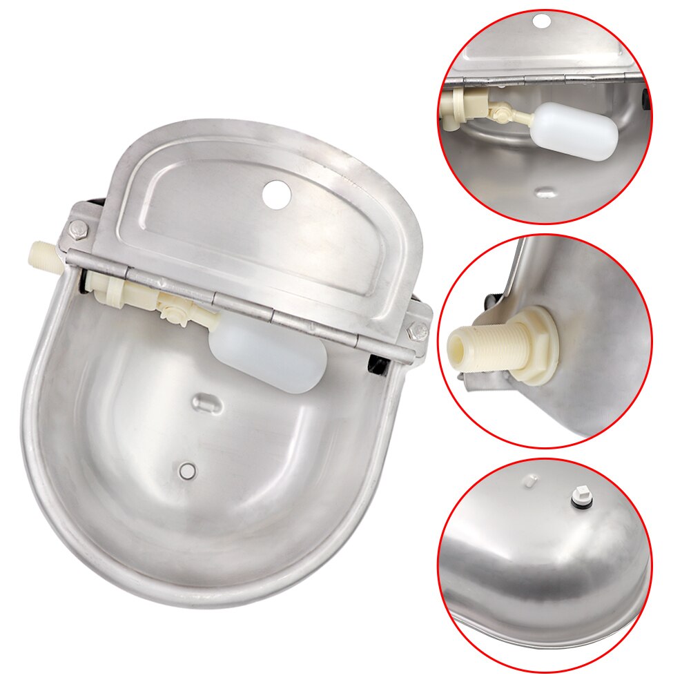 Stainless Steel Cow Cattle Water Bowls Drinking bo... – Grandado