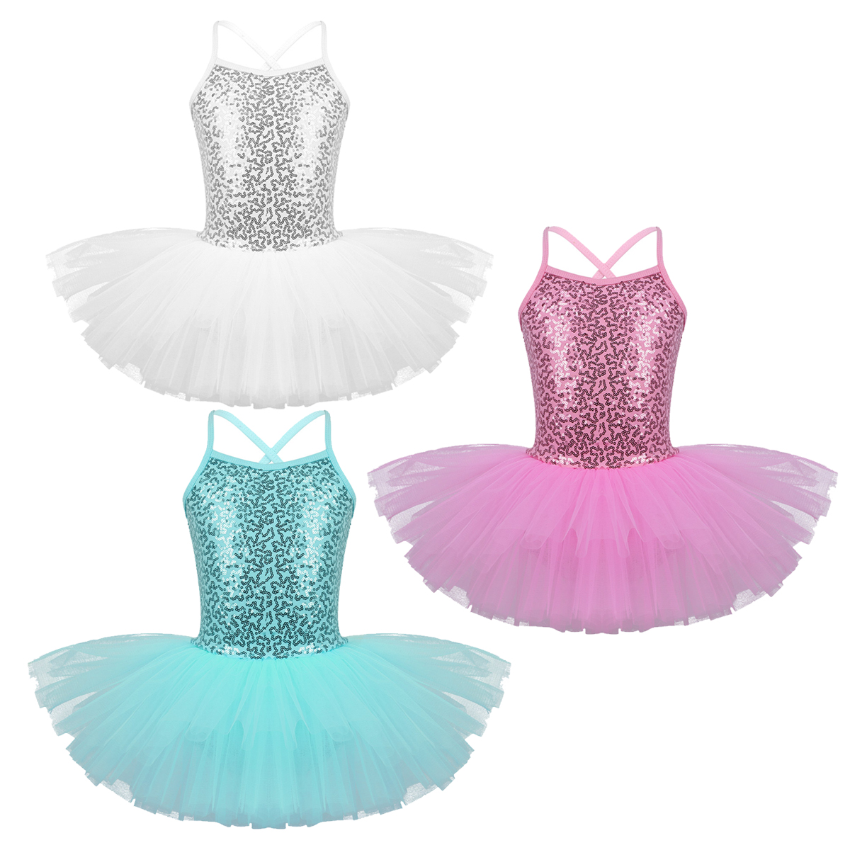 Kids Kind Meisjes Ballerina Pailletten Ballet Tule... – Vicedeal