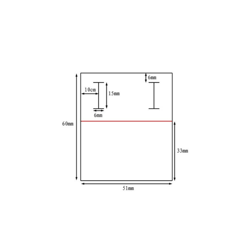 100pcs Optical Tag Clear Plastic Sleeve Slip-on Ey... – Grandado