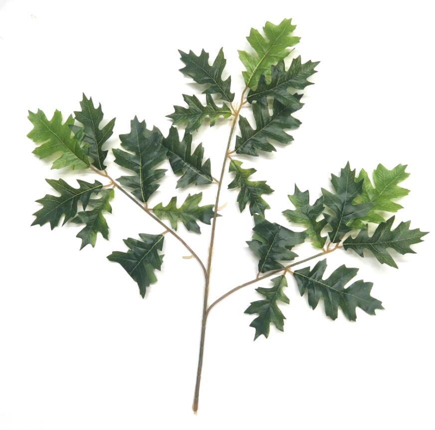 12pcs Artificial Oak Tree Leaves Branch For Plant ... – Vicedeal