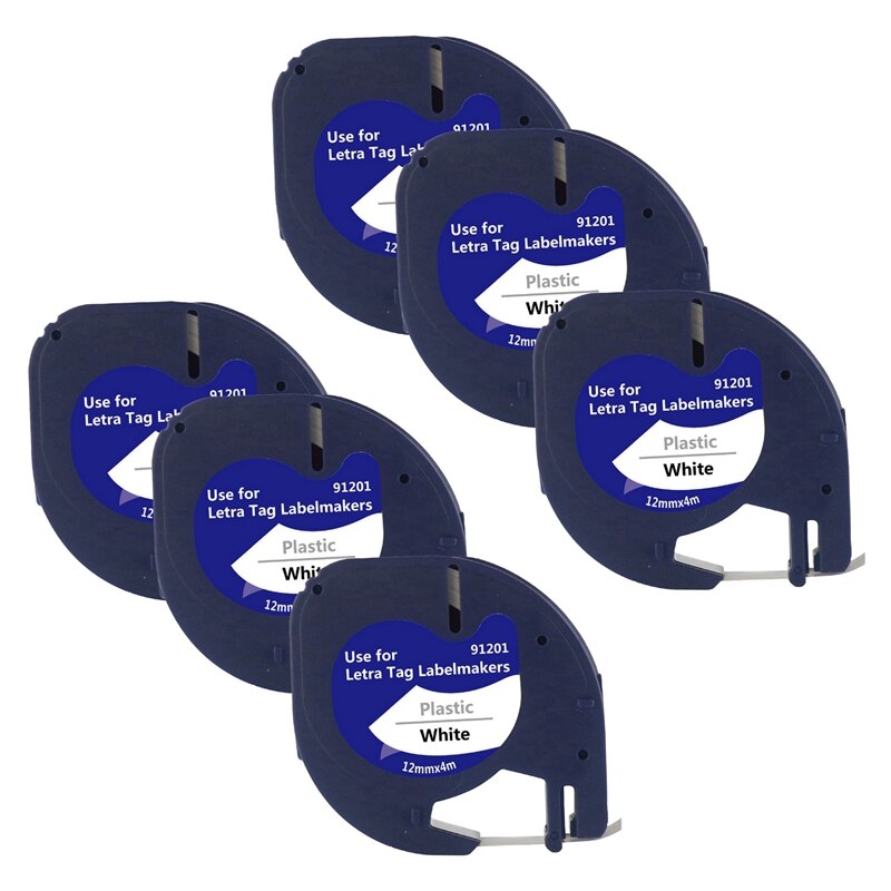 6Pcs Compatible Label Tape Replacement for Dymo Le... – Grandado