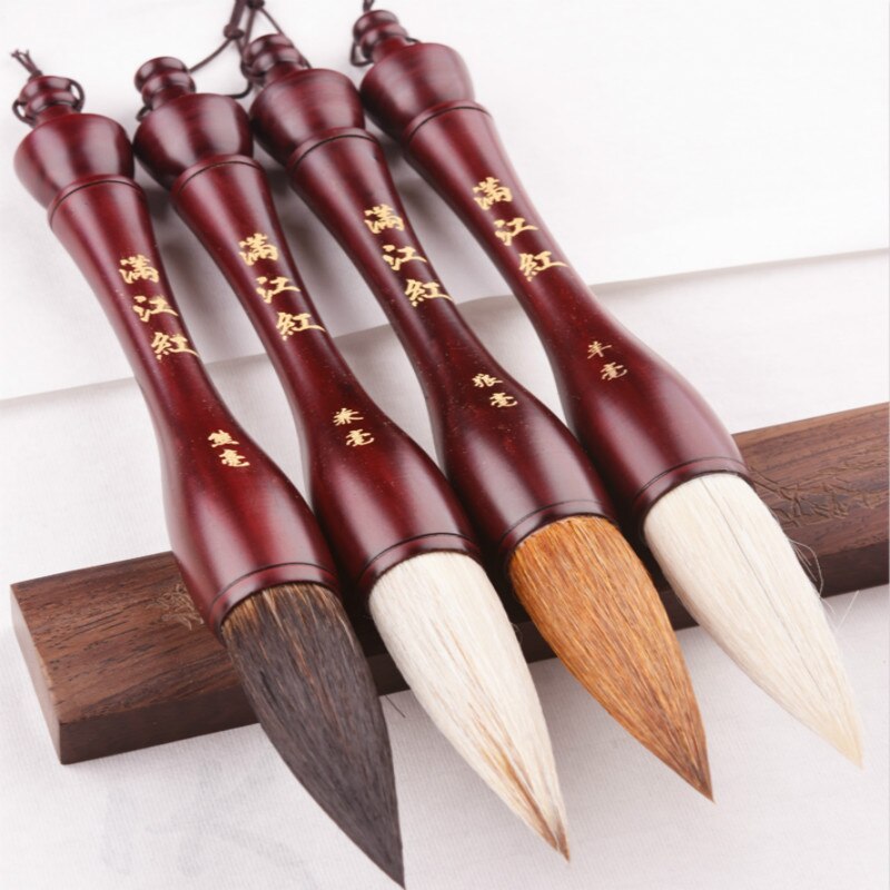 Wolf Hair Calligraphy Brush Oversized Hopper-shape... – Vicedeal