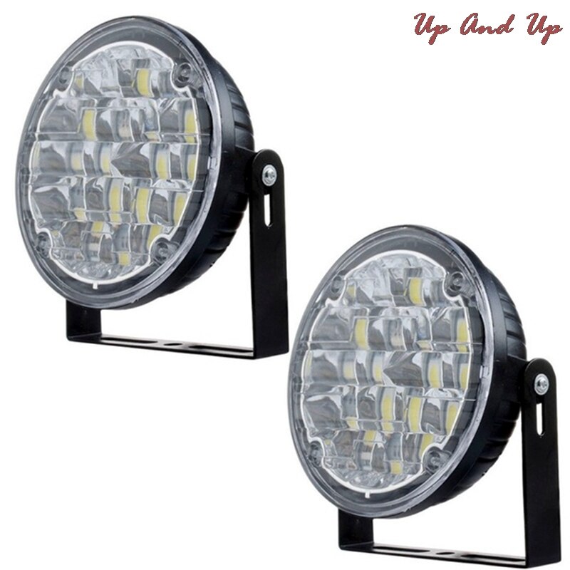 2pcs LED Round Car Driving Daytime Running Light 2... – Grandado