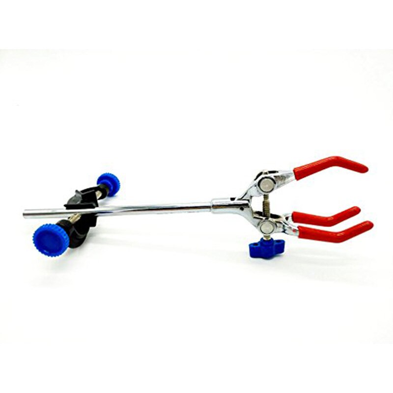 Lab Clamp 3 Prong Finger Style Rubber-Coated Head ... – Grandado