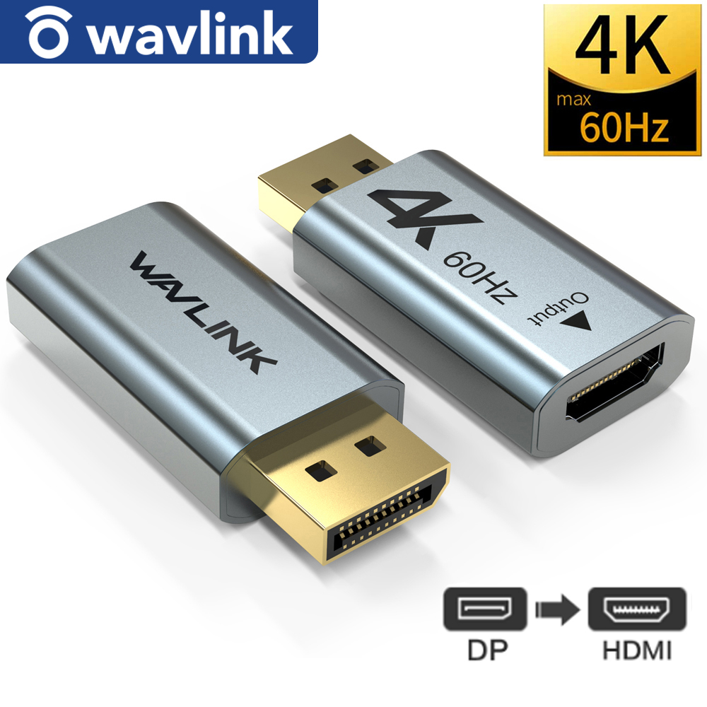 Wavlink Aluminium 4K Displayport Dp Naar Hdmi Comp... – Grandado