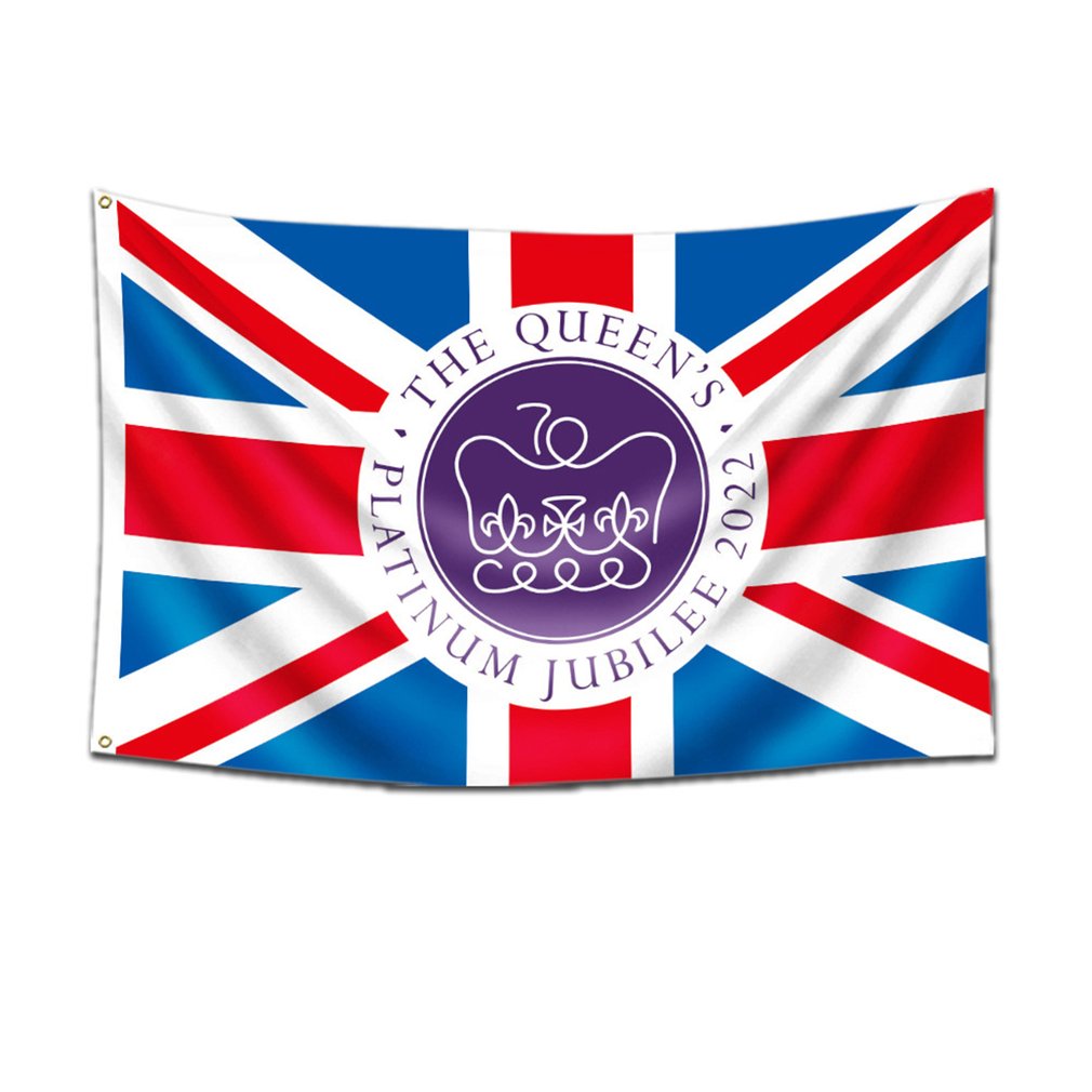 5' x 3' Platinum Jubilee of Elizabeth II F... – Grandado