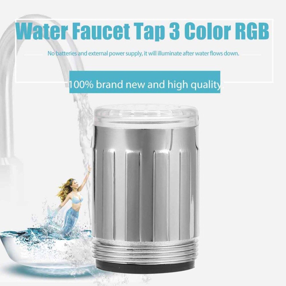 3 Color LED Light Change Faucet Nozzle Aerator Sho... – Grandado