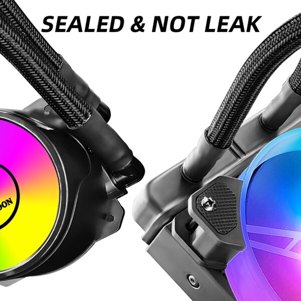 COOLMOON 240mm RGB LED Fan 4 Pin PWM CPU Water Coo... – Vicedeal