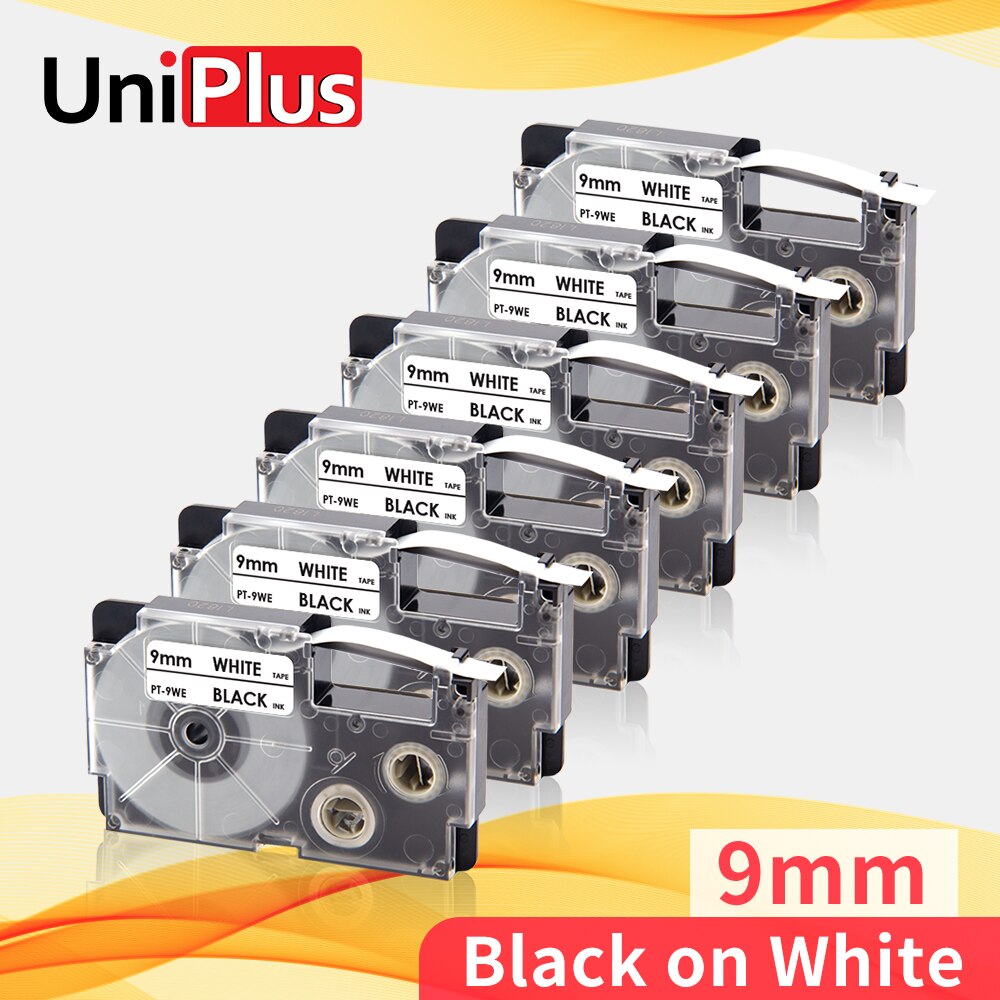 UniPlus XR-6WE 6mm Labeling Tape Replace Casio 1/4... – Vicedeal