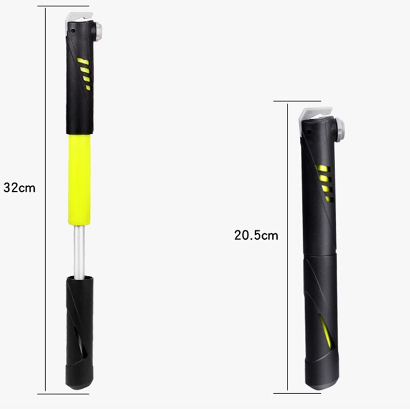 Mini Bicycle Pump Aluminum Alloy Pump Head Portabl... – Vicedeal
