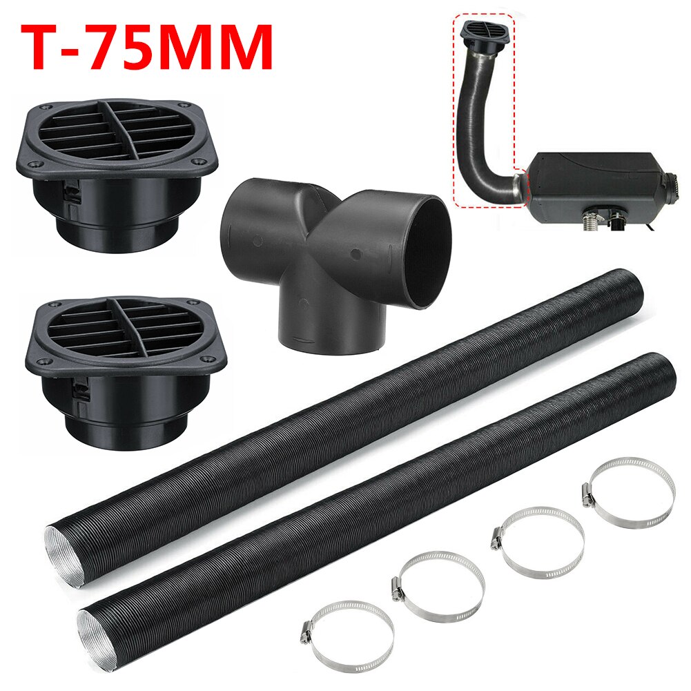 75Mm Diesel Heater Pijp Duct + Warm Luchtuitlaat V... – Grandado