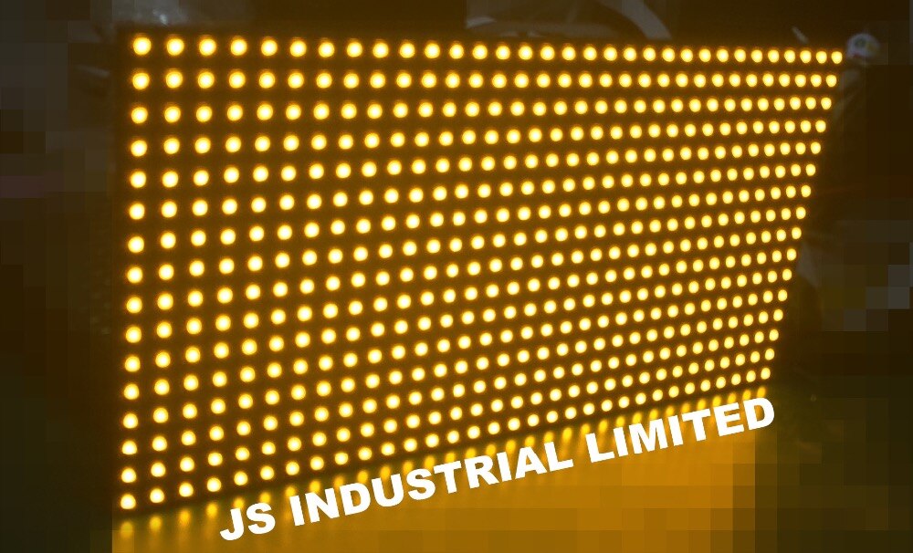 P10 Outdoor SMD Single Yellow Color Led Panel Disp... – Grandado