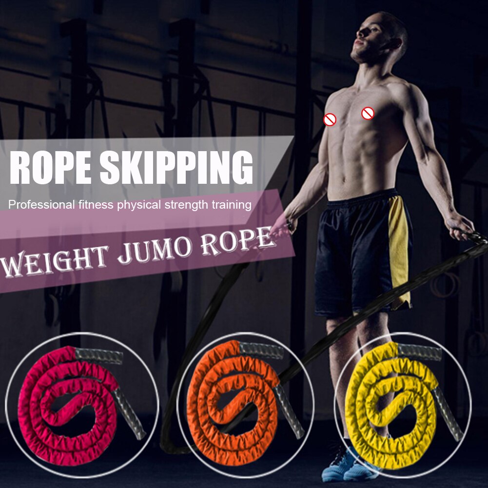 2.8m Heavy Thick Battle Skipping Rope Training Fit... – Grandado