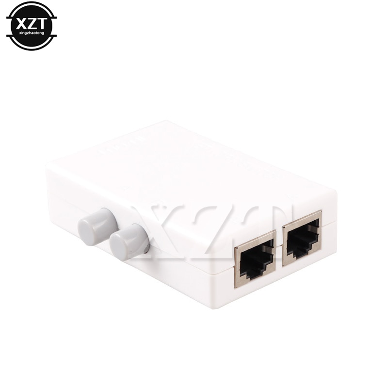 1pcs Mini 2 Port Rj45 Rj 45 Ethernet Network Box S Grandado