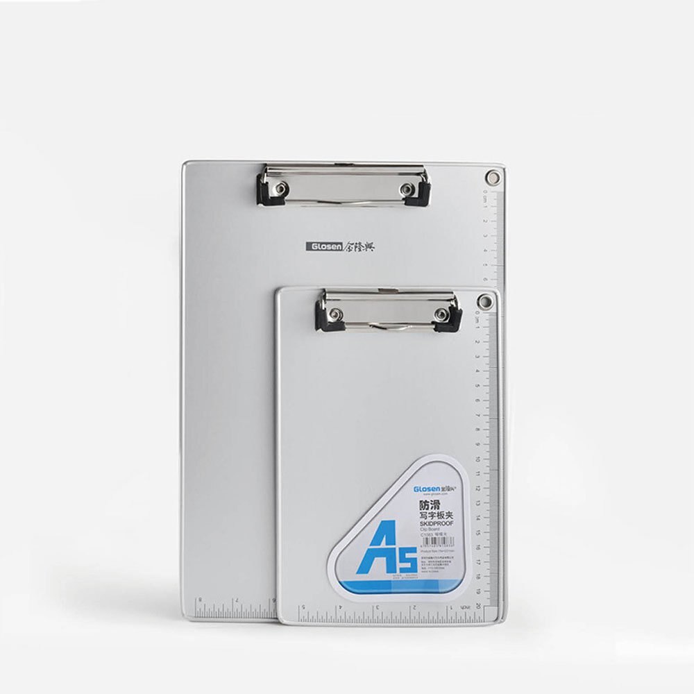 1PC Simple Aluminum A4 Clipboard with Ruler Writin... – Grandado