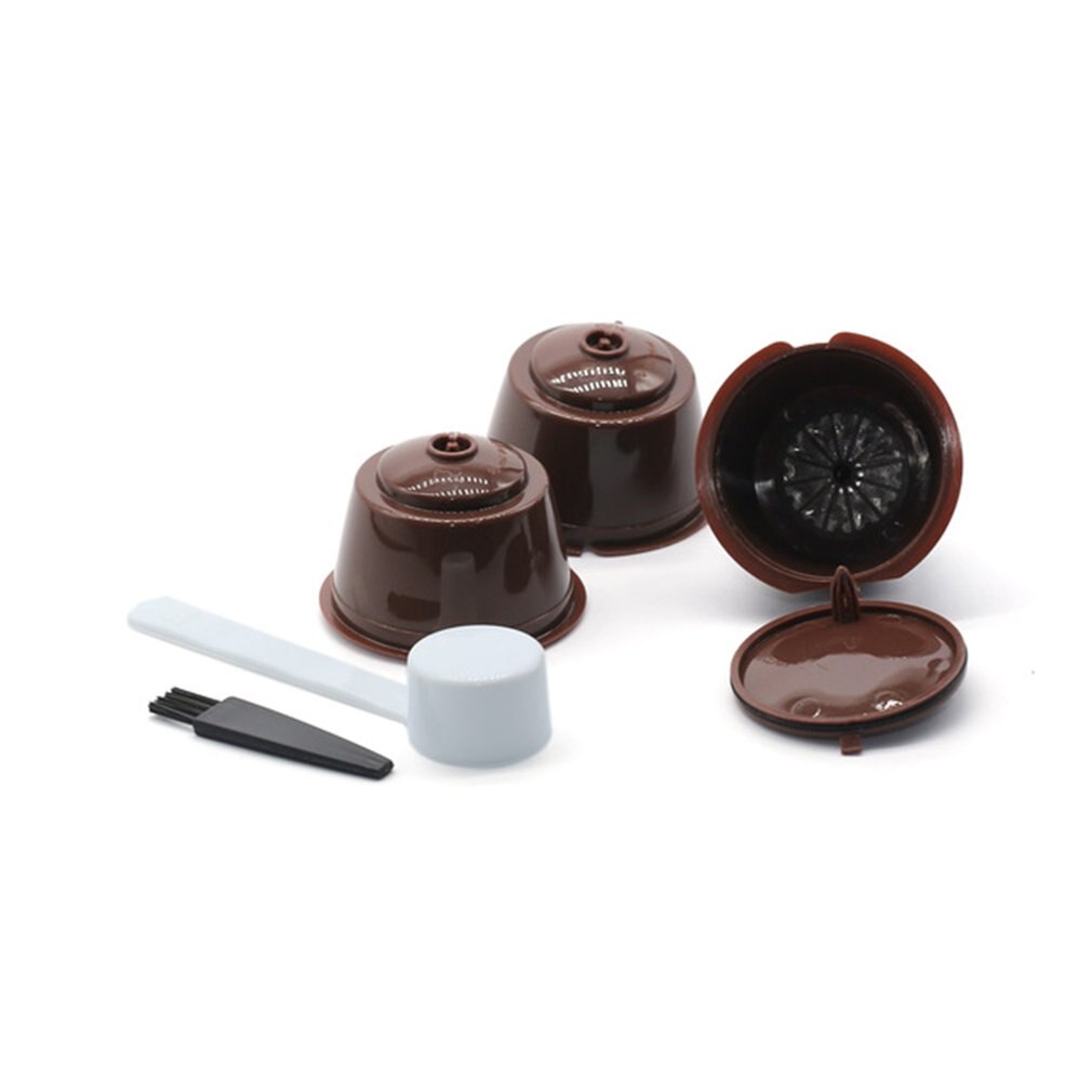 Reusable Coffee Capsule Pod Filter Cups Set with S... – Grandado