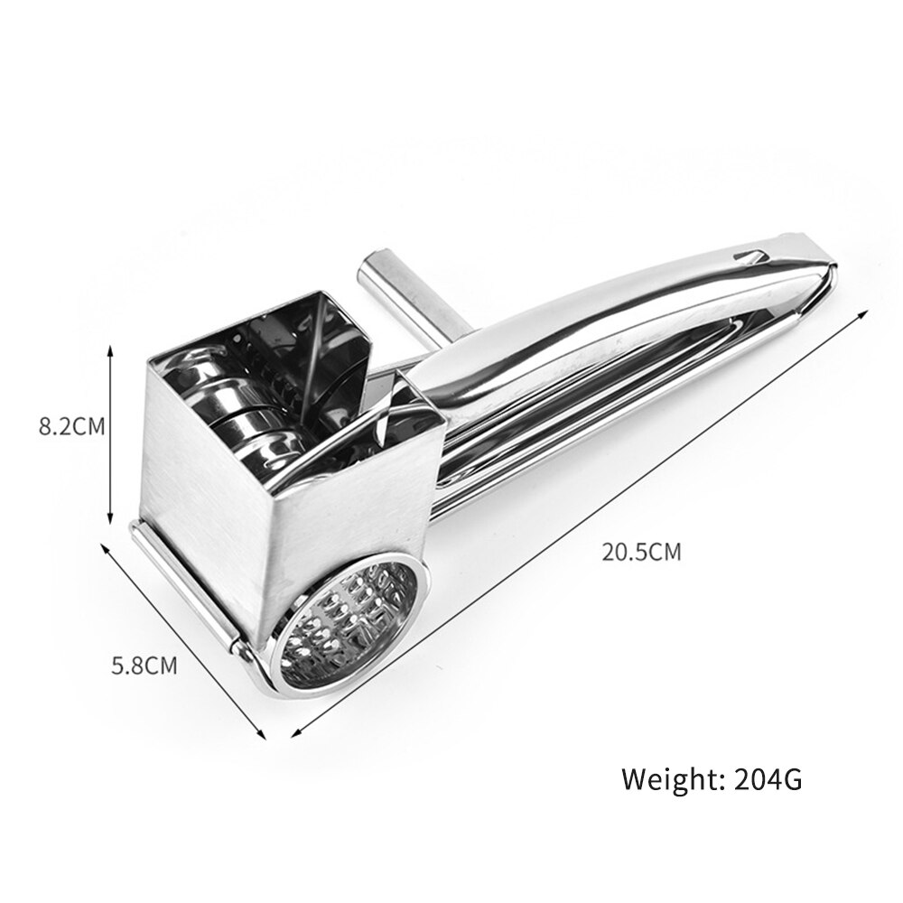 Rotary Cheese Grater Stainless Steel Cheese Shredd... – Grandado