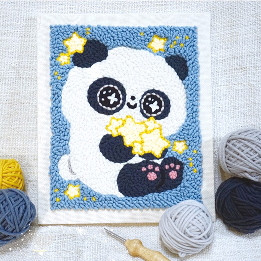 Cute Panda Seal Whale Beginner Embroidery Punch Ne... – Vicedeal Cute Panda Seal Whale Beginner Embroidery Punch Ne... – Vicedeal