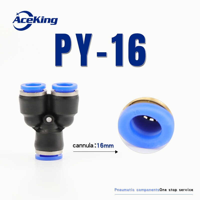 PY y-type pneumatische joint PY4 PY6 PY8 PY10 12 1... – Grandado