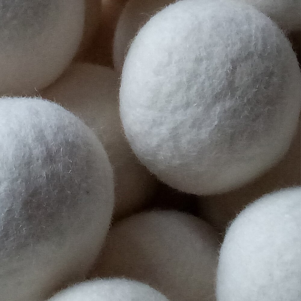 6Pcs 7cm White Felt Ball Wool Beads for DIY Toys M... – Grandado