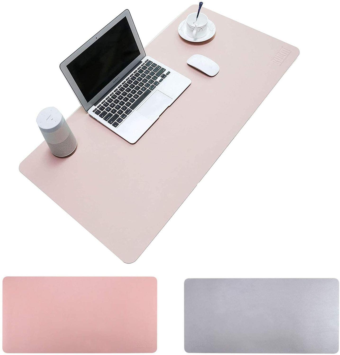 Desk Pad Protector PU Leather Desk Mat Desk Blotte... – Grandado