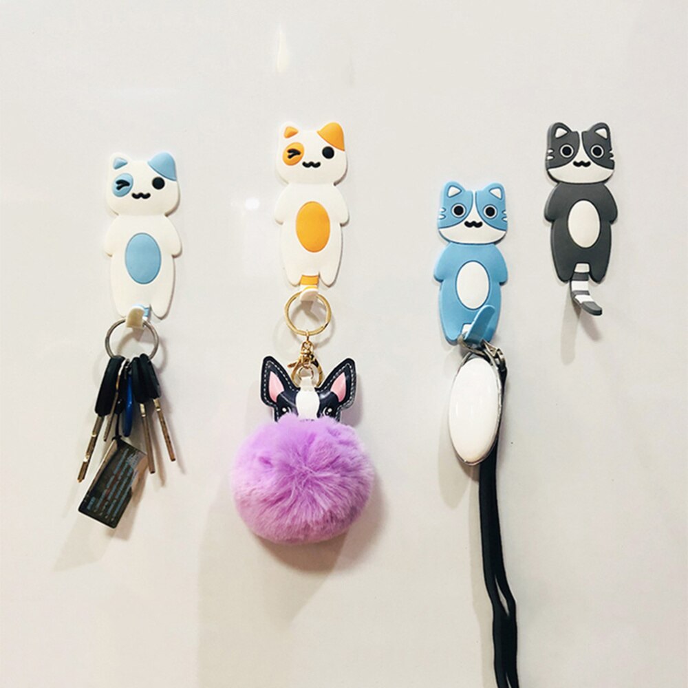1PC Colorful Cat Magnetic Hook Lovely Cat Fridge M... – Grandado