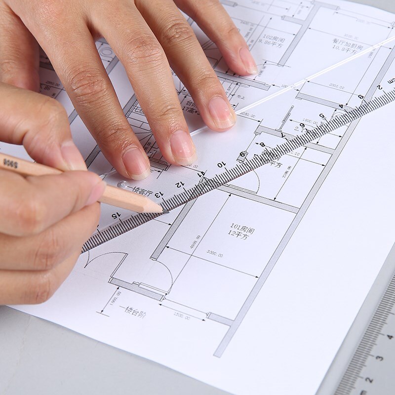 Deli Straight Rulers Transparent Plastic 20/30cm D... – Grandado