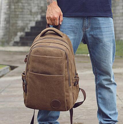 yesetn bag 111016 mens simple canvas backpack trav... – Grandado