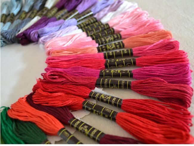Hilo de coser y tela de Color 100, hilo hecho a ma... – Grandado
