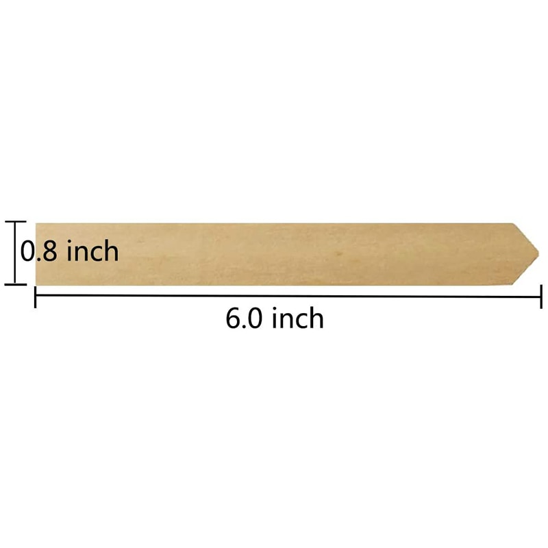50Pcs Plant Label Wooden Plant Label Nursery Label... – Grandado