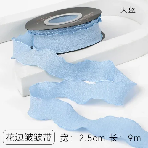 Multi style sky blue ribbon decoration birthday ca... – Grandado