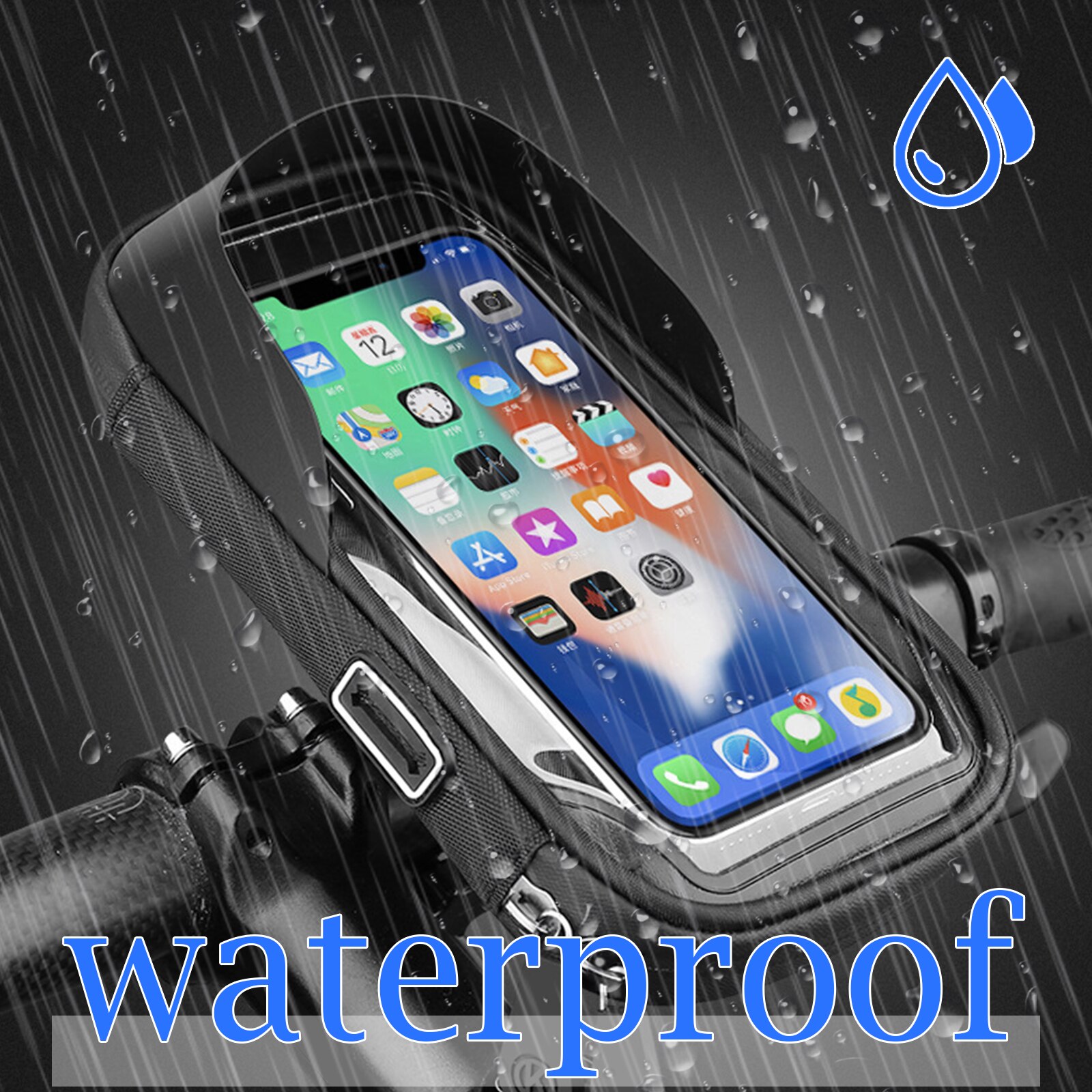 Waterdichte Fiets Mobiele Telefoon Houder Fiets Vo... – Vicedeal