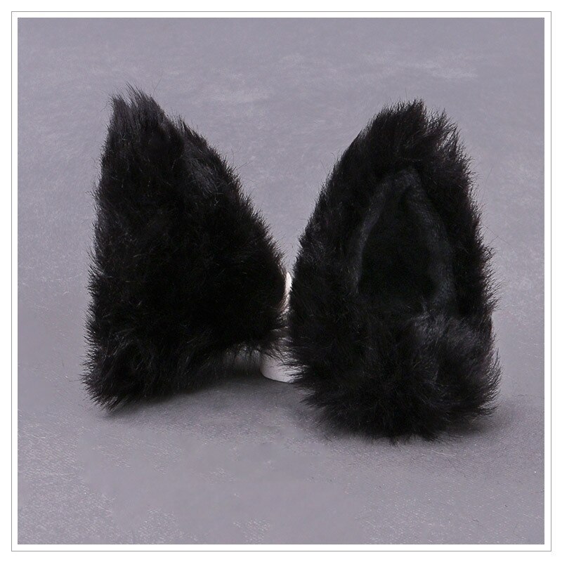 1 Pair Handmade Cute Furry Animal Ears Hairpin Hea... – Grandado