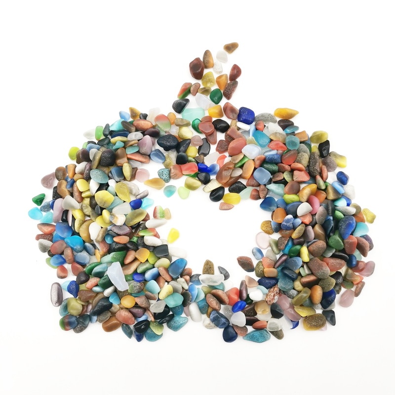 Mixed Color Decorative Beads 300g Pebble Stones Gr... – Grandado