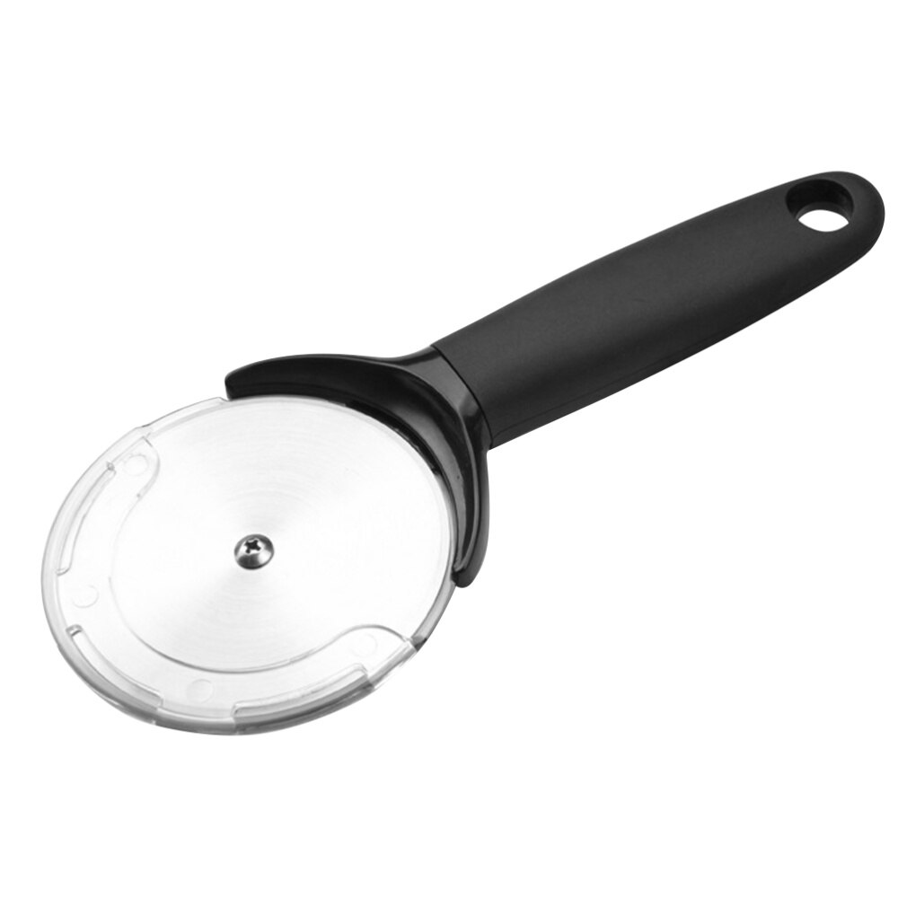 Stainless Steel Pizza Cutter with Cover Round Shap... – Grandado