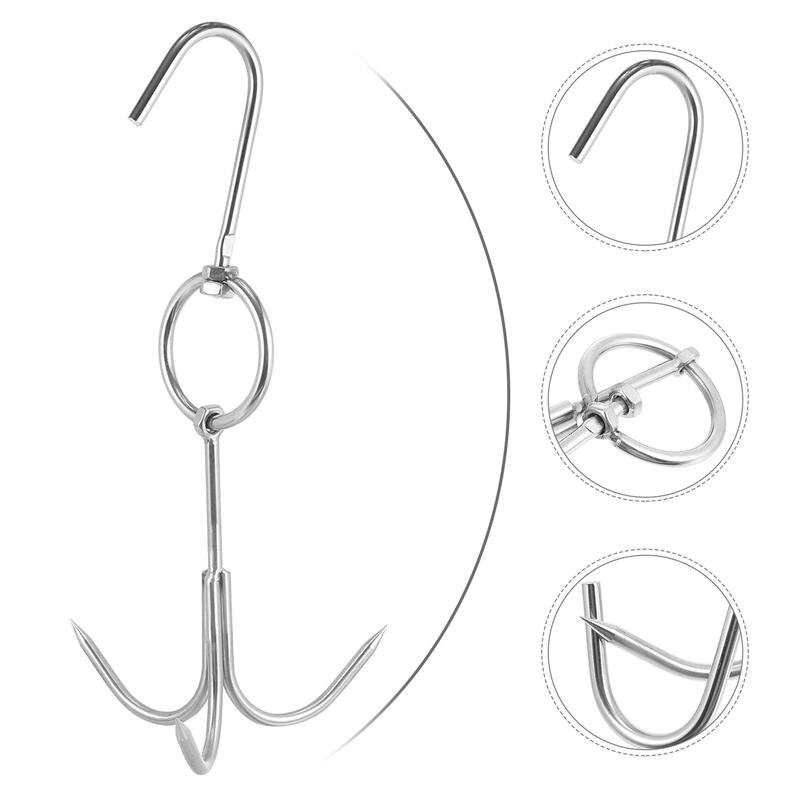 1 Pc Meat Hooks Stainless Steel BBQ Grill Hanger P... – Grandado