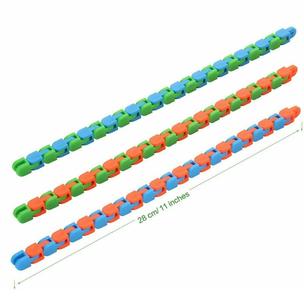 3pcs/pack Snake ADHD Anxiety Wacky Tracks Kids Adu... – Grandado