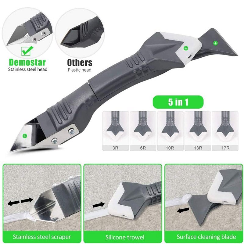 24 Pcs Siliconen Solvent, Siliconen Grout Tool Set... – Vicedeal