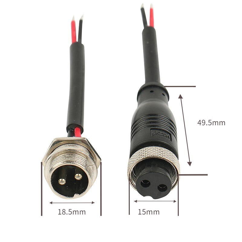1Pcs GX16 2 / 3 / 4 / 5 / 6 / 8 Pin Aviation Cable... – Vicedeal