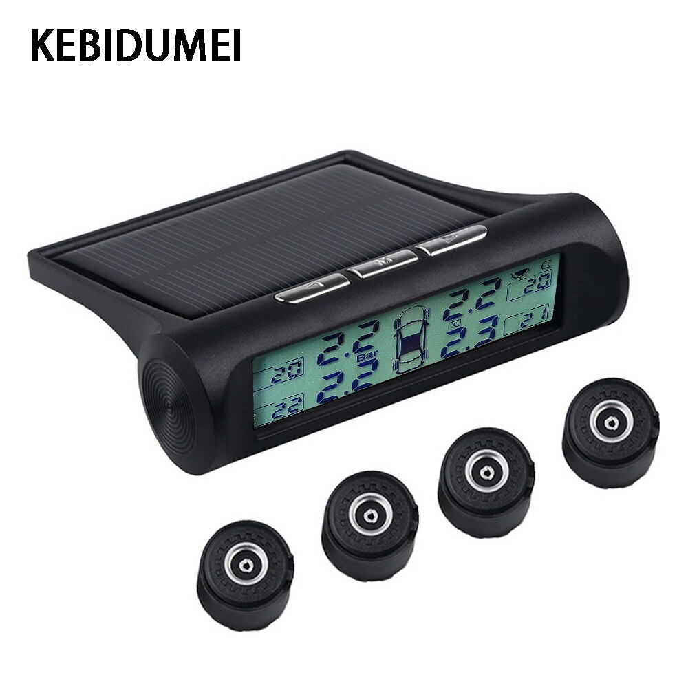 Universal Solar Smart Car Digital Tyre Pressure Mo... – Vicedeal